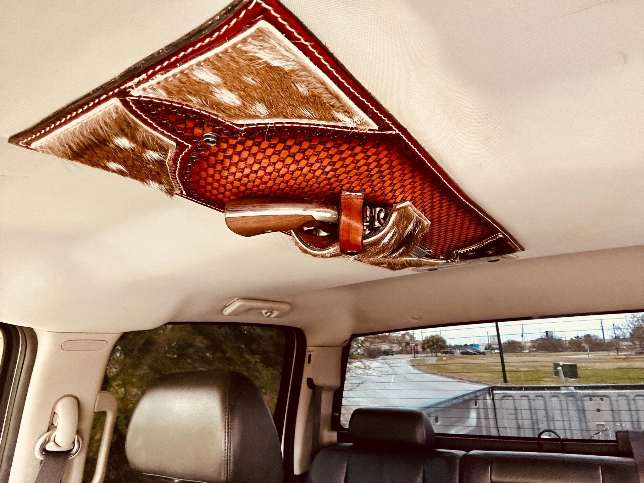 JM Axis Gun Holster Cowboy Hat Rack Edition - JM Ranch Snap Racks ...