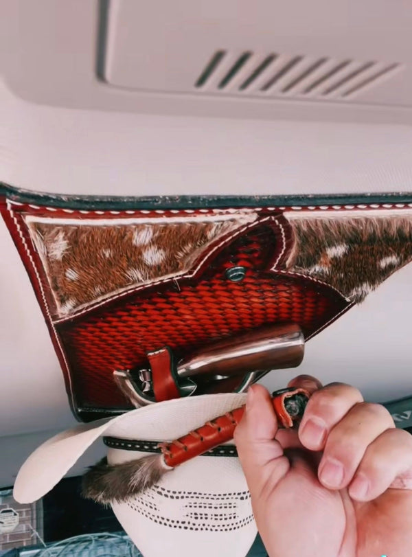 JM Axis Gun Holster Cowboy Hat Rack Edition - JM Ranch Snap Racks ...