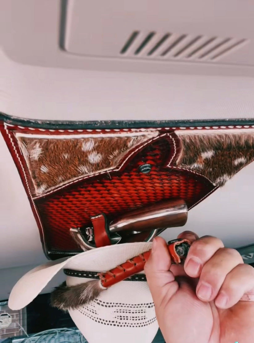 JM Axis Gun Holster Cowboy Hat Rack Edition - JM Ranch Snap Racks ...